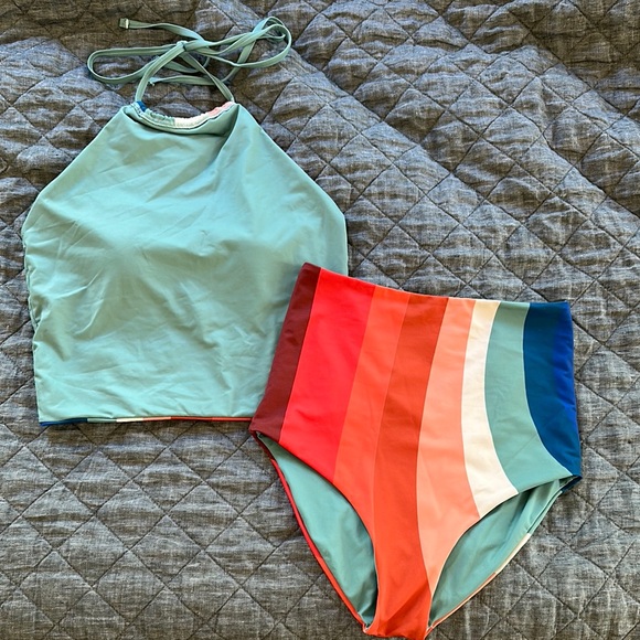 Rad Swim | Swim | Rad Swim Reversible Tankini And Bottoms Good ...